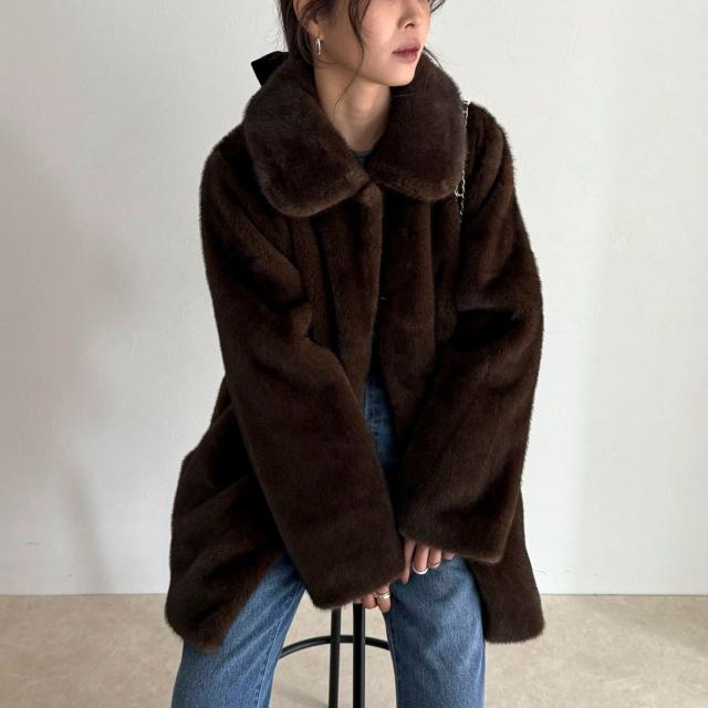 フレディエミュ（fredy emue）/【HAVELESS/ハブレス】CAROLミドル丈ファーコート