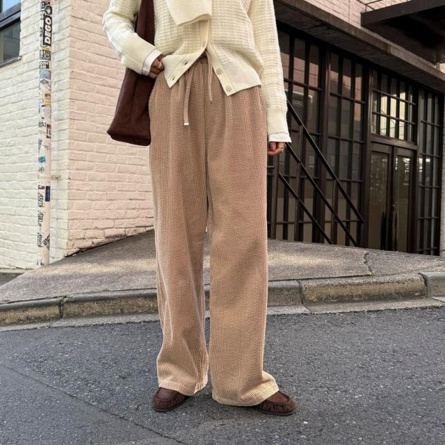 フレディエミュ（fredy emue）/コーデュロイドロストイージーパンツ