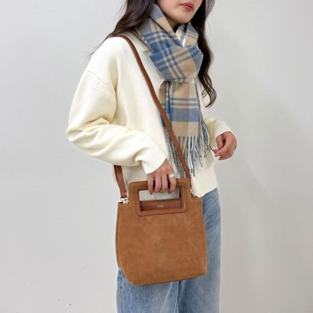 フレディエミュ（fredy emue）/【BEAURE/ビュレ】スクエアハンドルスエードバッグ