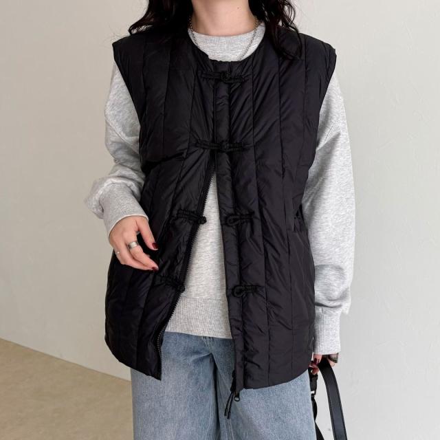 フレディエミュ（fredy emue）/【TAION/タイオン】REVERSIBLE CHINA BUTTON INNER DOWN VES