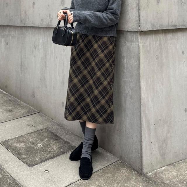 フレディエミュ（fredy emue）/チェックミディスカート