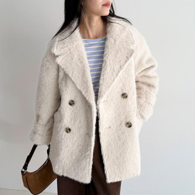 フレディエミュ（fredy emue）/【GEVACO/ゲバコ】別注シャギーPコート