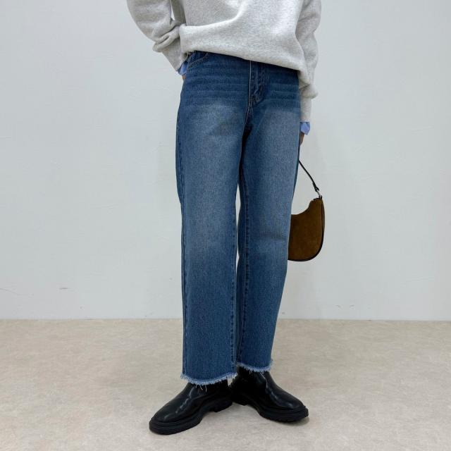 フレディエミュ（fredy emue）/カットオフデニムパンツ