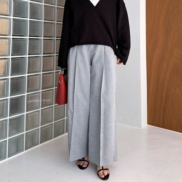 ドゥ アルシーヴ（Doux archives）/センターシーム2タックワイド