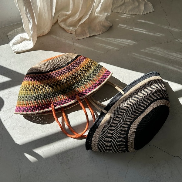 ドゥ アルシーヴ（Doux archives）/【ＢＡＧＭＡＴＩ】アバカカゴバッグ