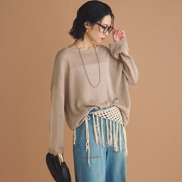 ドゥ アルシーヴ（Doux archives）/ペーパーヤーンプルオーバー