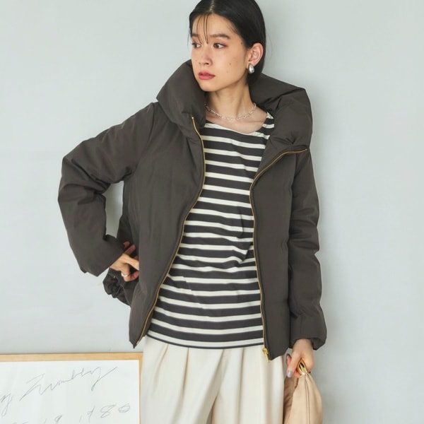 ドゥ アルシーヴ（Doux archives）/シームレスボリュームカラーダウン