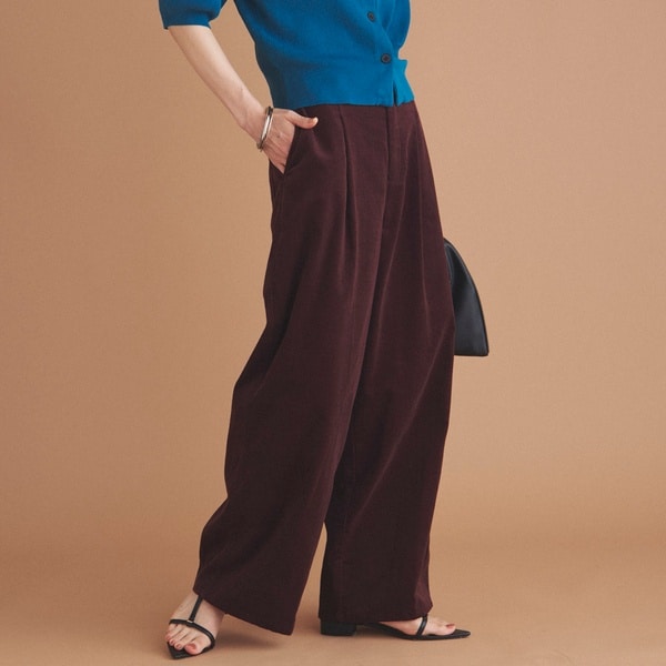 ドゥ アルシーヴ（Doux archives）/コーデュロイタックパンツ