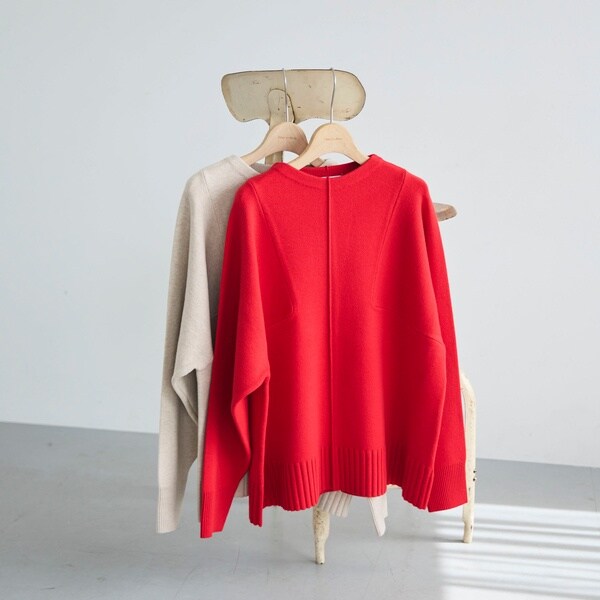 ドゥ アルシーヴ（Doux archives）/マシンウォッシャブルニットプルオーバー