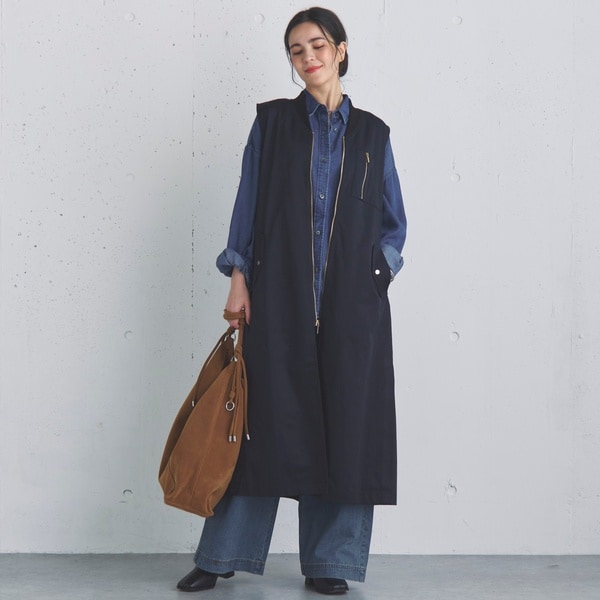 ドゥ アルシーヴ（Doux archives）/ロングMA−1 ジレ