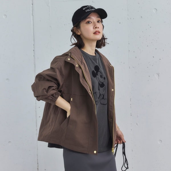 ドゥ アルシーヴ（Doux archives）/ナイロンワッシャーマウンテンパーカー