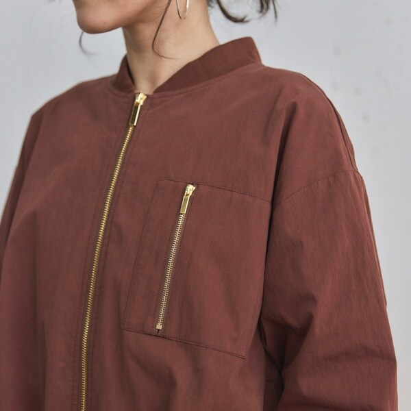 ドゥ アルシーヴ（Doux archives）/バックギャザーミドルMA−1 ブルゾン