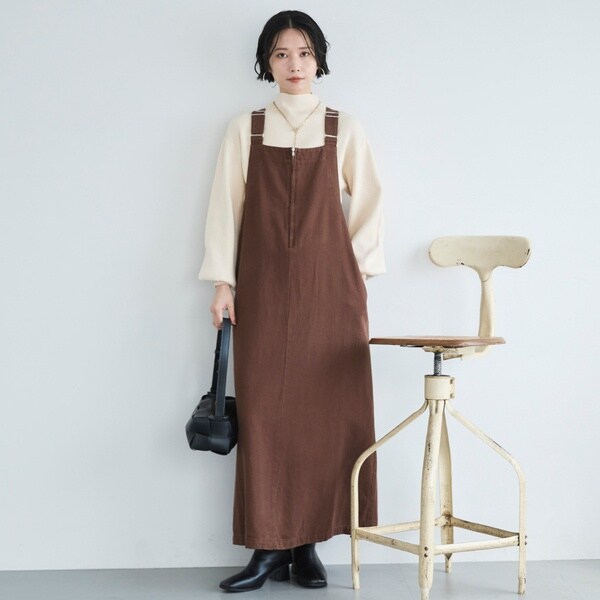 ドゥ アルシーヴ（Doux archives）/ピグメント加工フロントＺＩＰジャンスカ