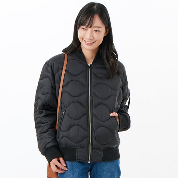 リプレイ（REPLAY）/リサイクルナイロンタフタキルティングJK