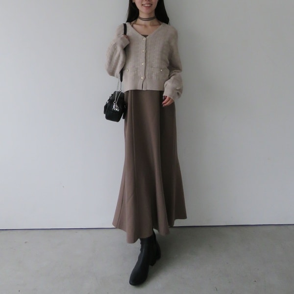 アルシーヴ（archives）/金釦ニットＣＤ×マーメイドキャミワンピースＳＥＴ