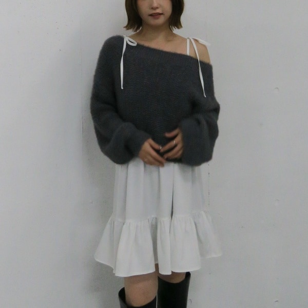 アルシーヴ（archives）/メランジフェザーニット×ミニキャミワンピースＳＥＴ