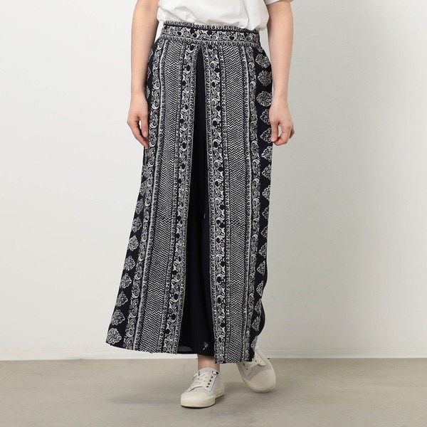 ニコルホワイト（NICOLE WHITE）/【WALDO】パネル柄プリントパンツ