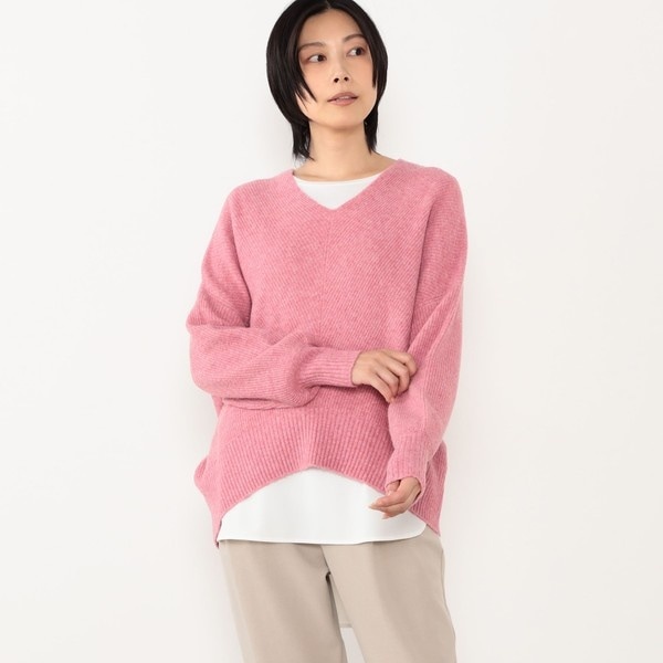 ニコルホワイト（NICOLE WHITE）/【WALDO】Ｖネックプルオーバーニット