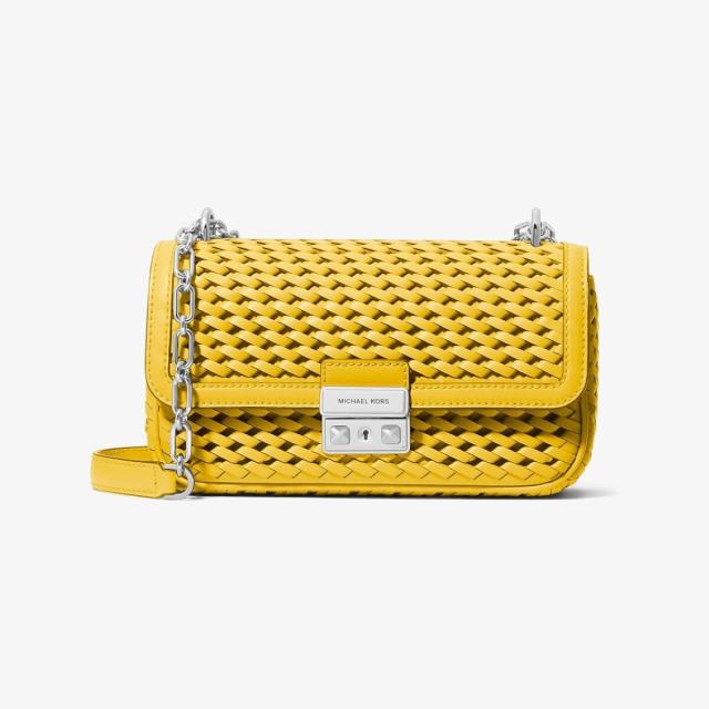 マイケル・コース（Michael Kors）/TRIBECA ウーヴン レザー ショルダー スモール