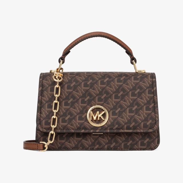 マイケル・コース（Michael Kors）/DELANCEY エンパイア シグネチャーロゴ トップハンドル チェーン クロスボディ スモール