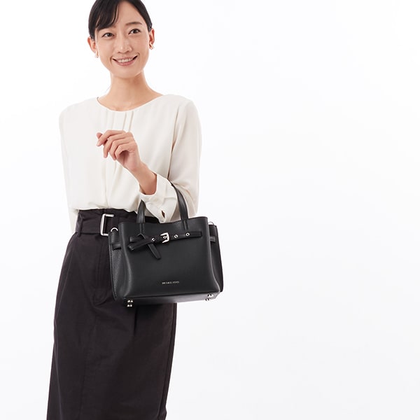 マイケル・コース（Michael Kors）/EMILIA ペブルレザー サッチェル スモール