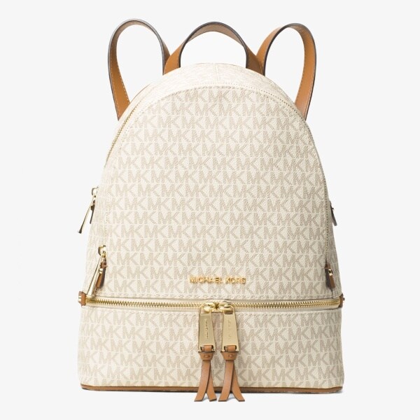 マイケル・コース（Michael Kors）/RHEA ZIP(リアジップ) バックパック ミディアム − MKシグネチャー