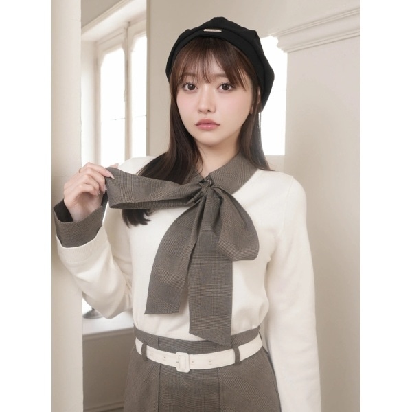 リップサービス（LIPSERVICE）/2wayシャツレイヤードニットトップス