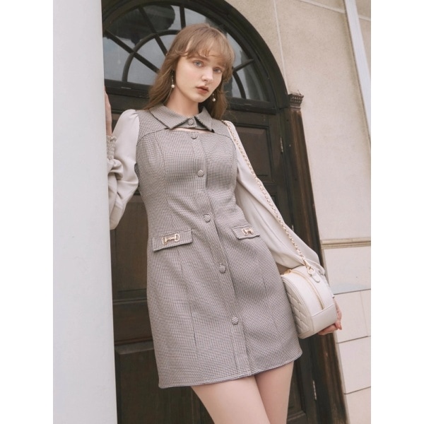 リップサービス（LIPSERVICE）/デコルテオープンクラシカルワンピース