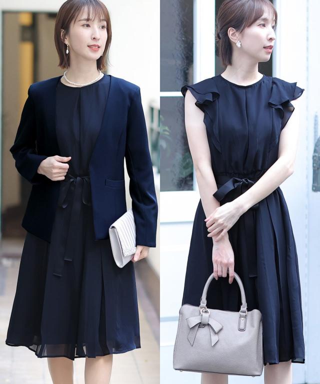 プールヴー（PourVous）/ママ母 親レディース ワンピース スーツ入園式 入学式 卒園式 卒業式 七五三セレモニー フォーマル