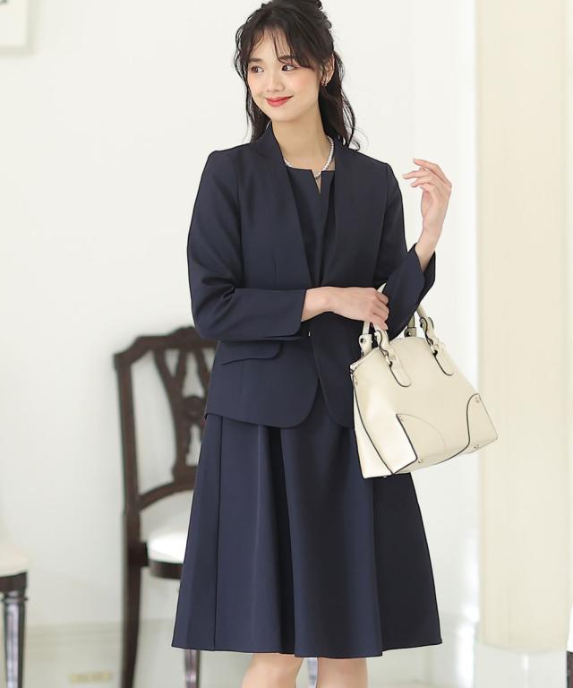 プールヴー（PourVous）/ママ母 親レディース ワンピース スーツ入園式 入学式 卒園式 卒業式 七五三セレモニー フォーマル