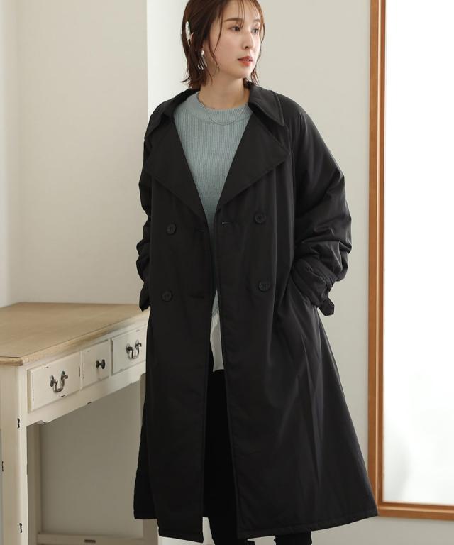 プールヴー（PourVous）/中わた入りトレンチ風コート