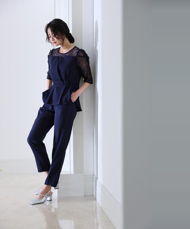 プールヴー（PourVous）/結婚式 パンツドレス