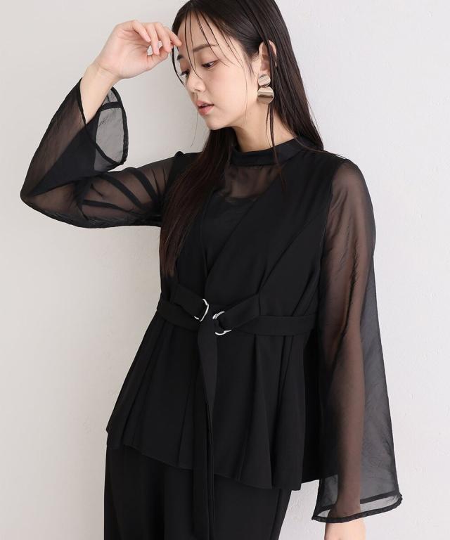 プールヴー（PourVous）/アーバンレイヤーオールインワンスーツ