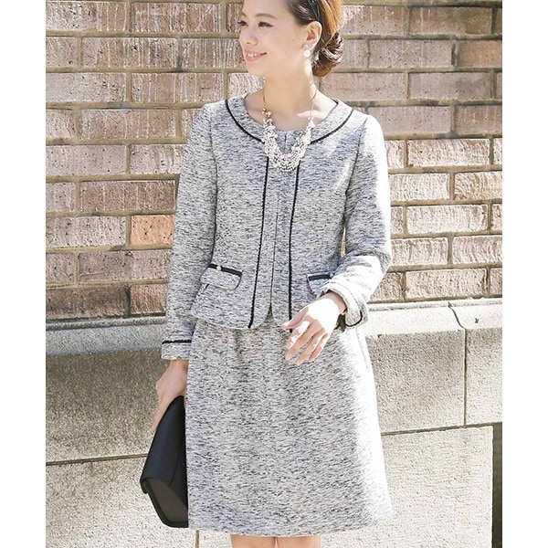 プールヴー（PourVous）/セレモニー フォーマル入園式 入学式 卒園式 卒業式 七五三ママスーツ レディース ワンピーススーツ