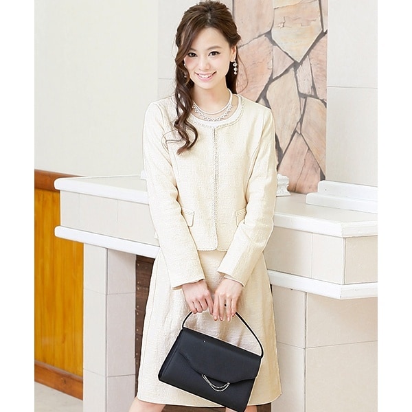 プールヴー（PourVous）/セレモニースーツ フォーマル入園式 入学式 卒園式 卒業式 七五三ママ レディース スカートスーツ