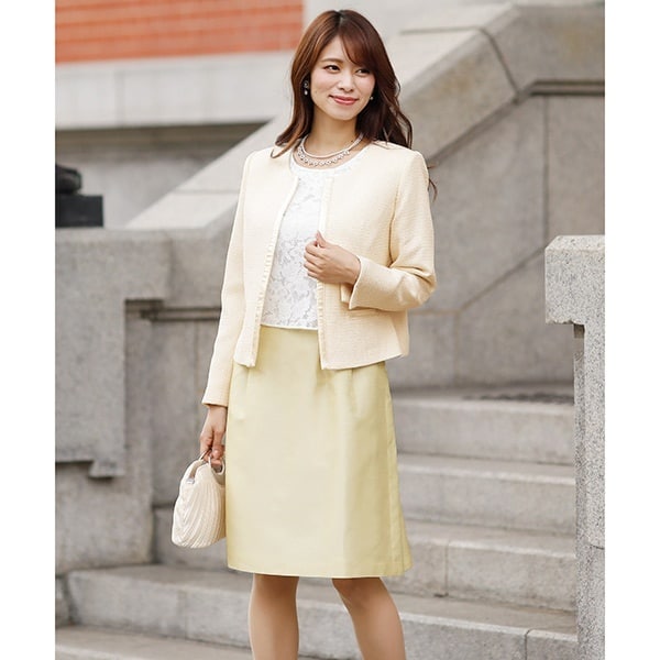 プールヴー（PourVous）/ママ母 親レディース ワンピース スーツ入園式 入学式 卒園式 卒業式 七五三セレモニー フォーマル