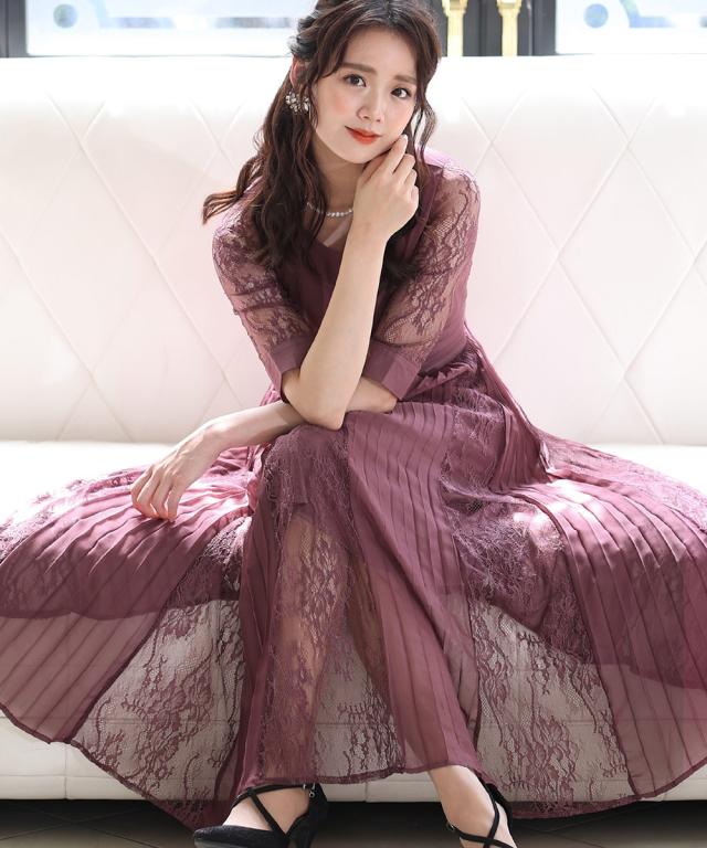 プールヴー（PourVous）/【S〜4L】 パーティードレス