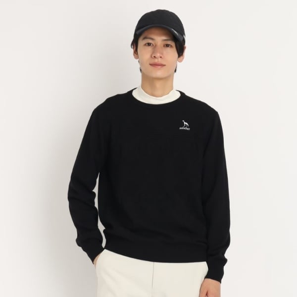 アダバット（adabat）/【手洗い可】アーガイルデザイン クルーネックセーター