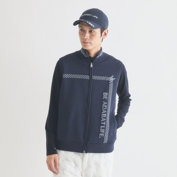 アダバット（adabat）/【手洗い可】リバーシブル フルジップベスト