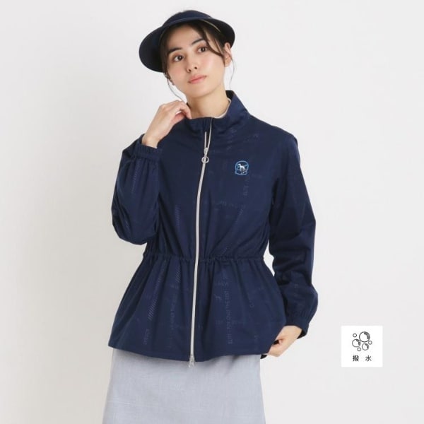 アダバット（adabat）/撥水加工 ロゴチェックストレッチブルゾン