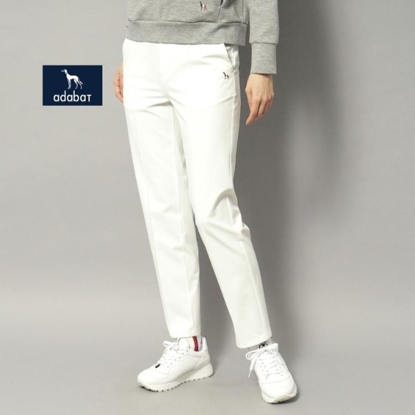 アダバット（adabat）/【新レーベル ADABAT NAVY】ストレッチホワイトパンツ