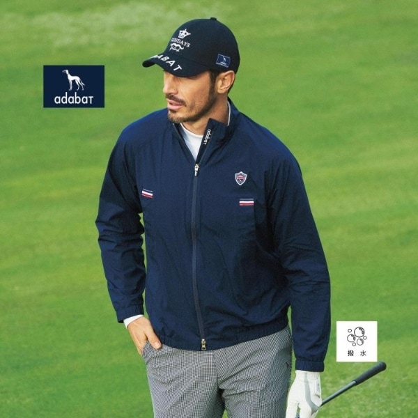 アダバット（adabat）/【新レーベル ADABAT NAVY】撥水加工 ストレッチジップアップブルゾン