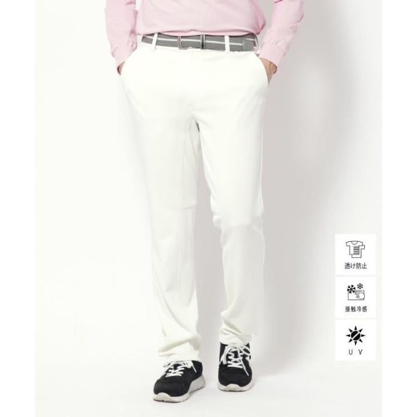 アダバット（adabat）/UVカット接触冷感透け防止 クールタッチUVテーパードパンツ