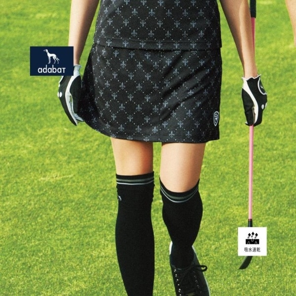 アダバット（adabat）/【新レーベル ADABAT NAVY】吸水速乾 フルールドリスストレッチスカート