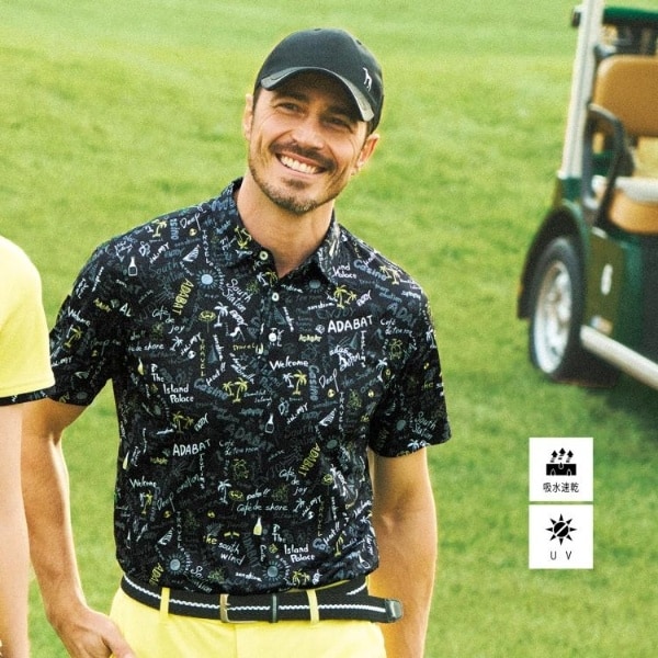 アダバット（adabat）/UVカット吸水速乾 クールコアサマープリントポロシャツ