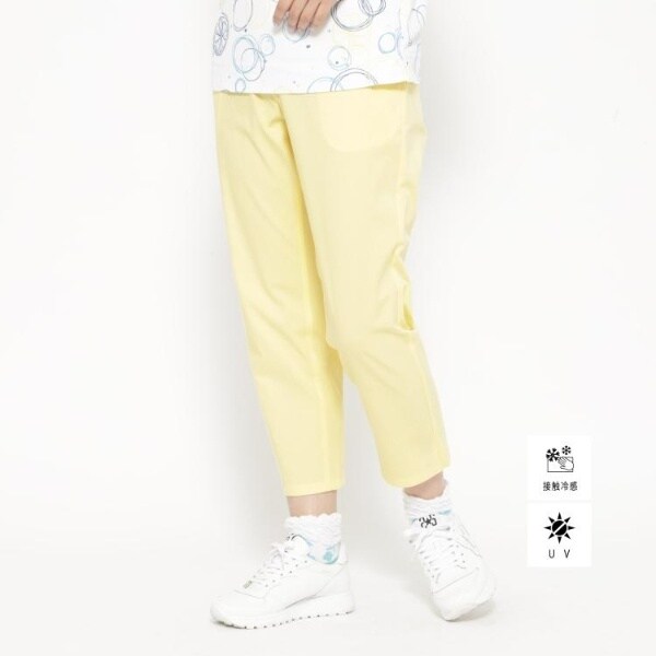 アダバット（adabat）/UVカット接触冷感 クールタッチストレッチクロップドパンツ