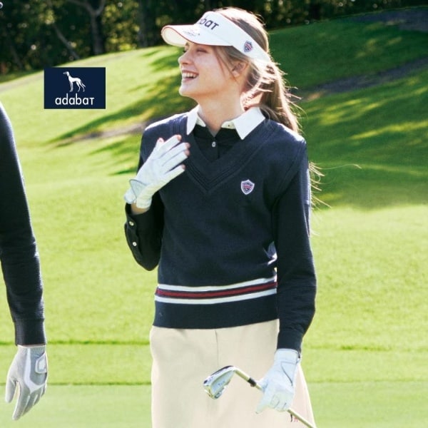 アダバット（adabat）/【ADABAT NAVY】オフショルダーチルデンベスト