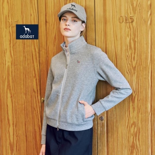 アダバット（adabat）/【ADABAT NAVY】ライトスムースジップブルゾン