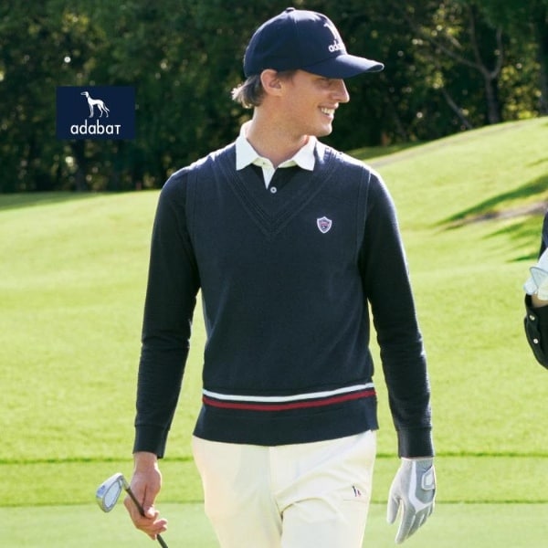 アダバット（adabat）/【新レーベル ADABAT NAVY】トラディショナルニットベスト