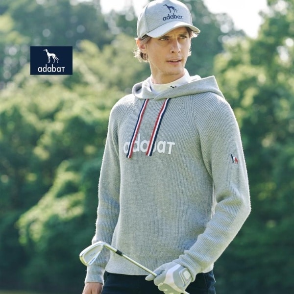 アダバット（adabat）/【新レーベル ADABAT NAVY】ニットフーディー